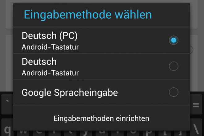 Tastatur mit Ziffern und Satzzeichen - Androidmag