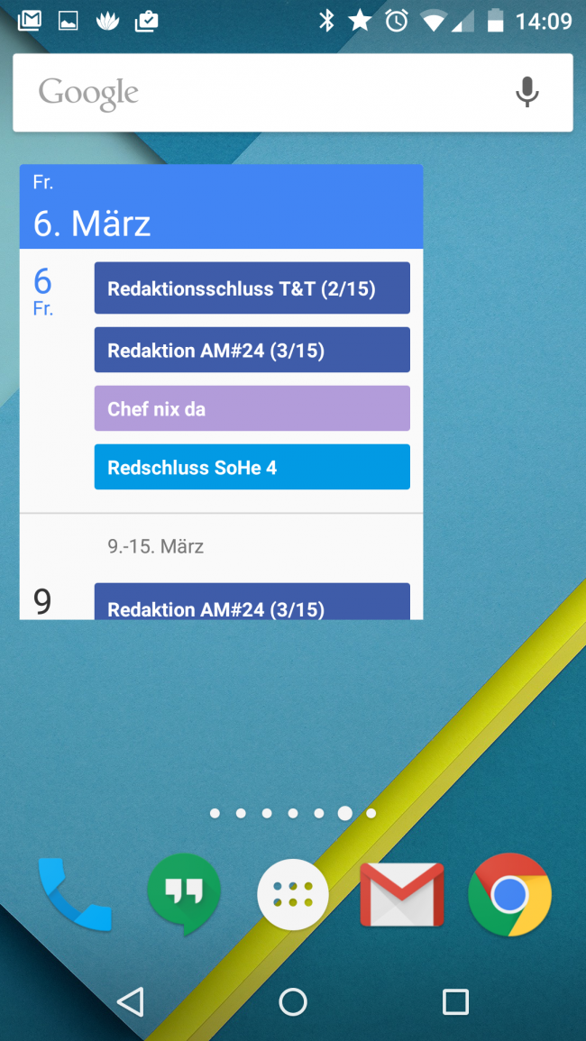Widget-Größe verändern - Androidmag